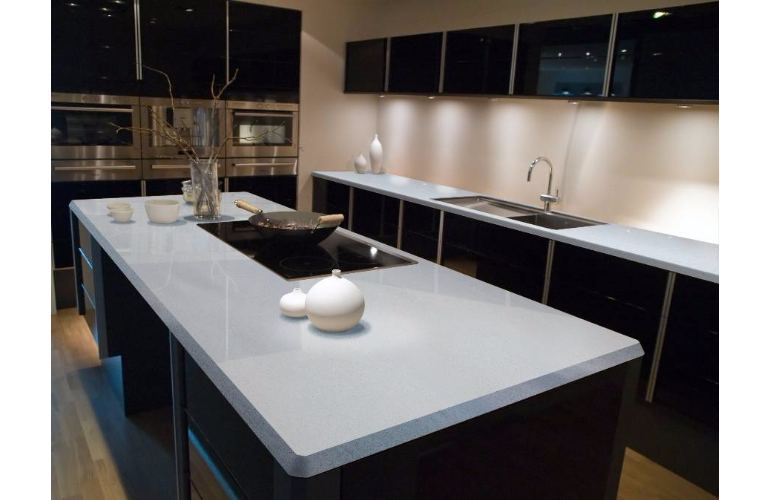 Sparkling White Quartz – Perfection Kitchens